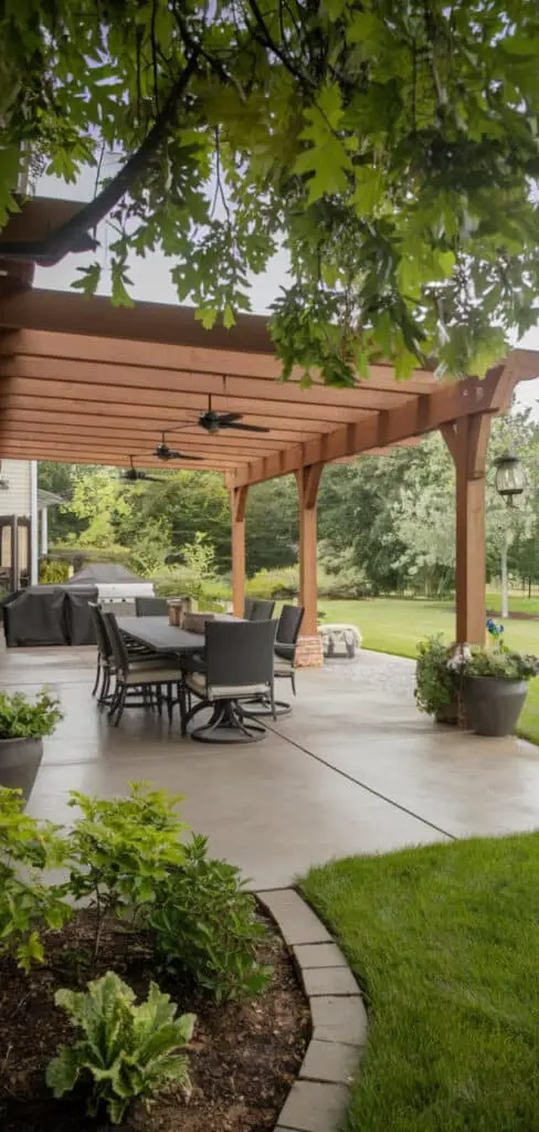 16 Clean and Simple Backyard Patio Design Layouts - The Mega Mom