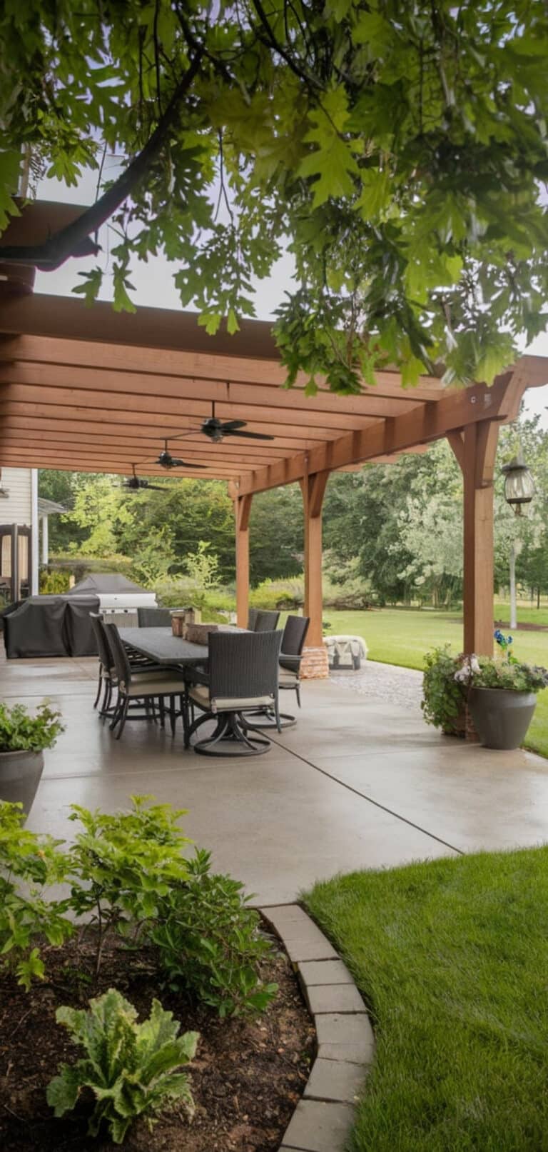 16 Clean and Simple Backyard Patio Design Layouts - The Mega Mom