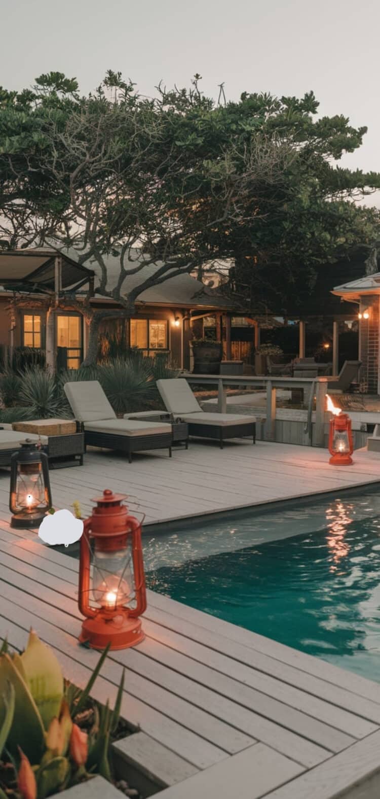 16 Stunning Coastal Large Pool Deck Decorating Ideas - The Mega Mom