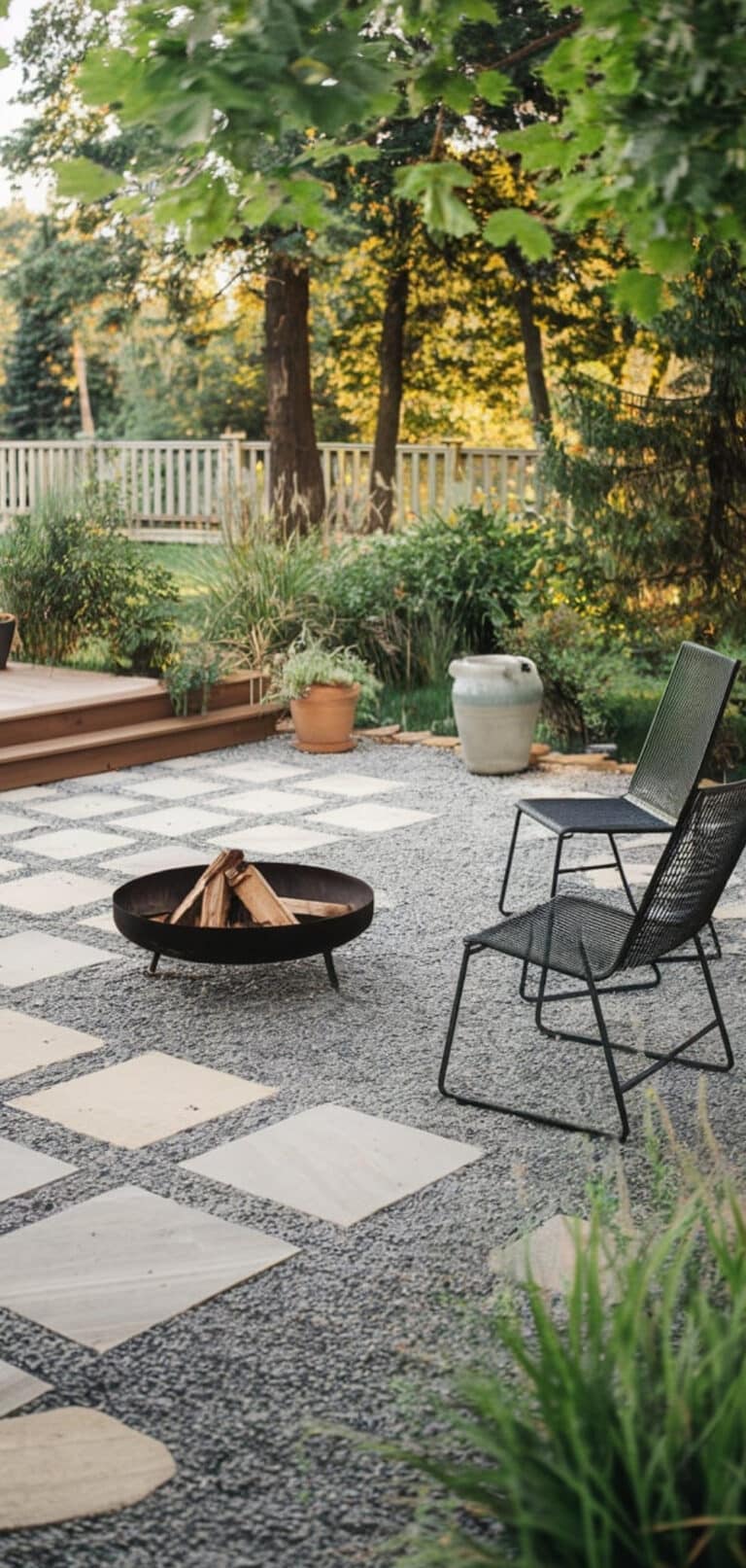 16 Clean and Simple Backyard Patio Design Layouts - The Mega Mom