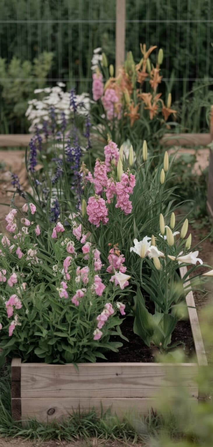 15 Expert Raised Bed Cut Flower Garden Layout Ideas - The Mega Mom