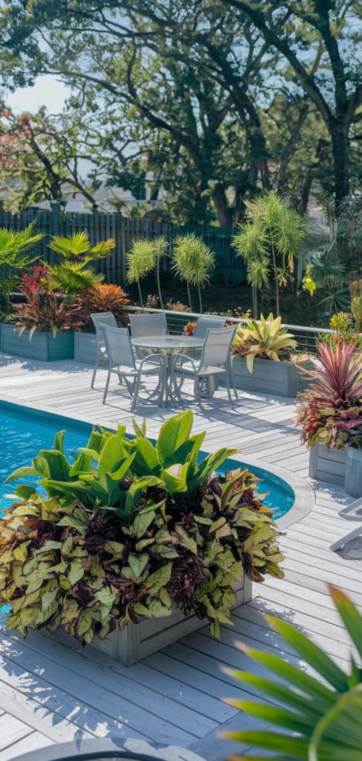 16 Stunning Coastal Large Pool Deck Decorating Ideas - The Mega Mom