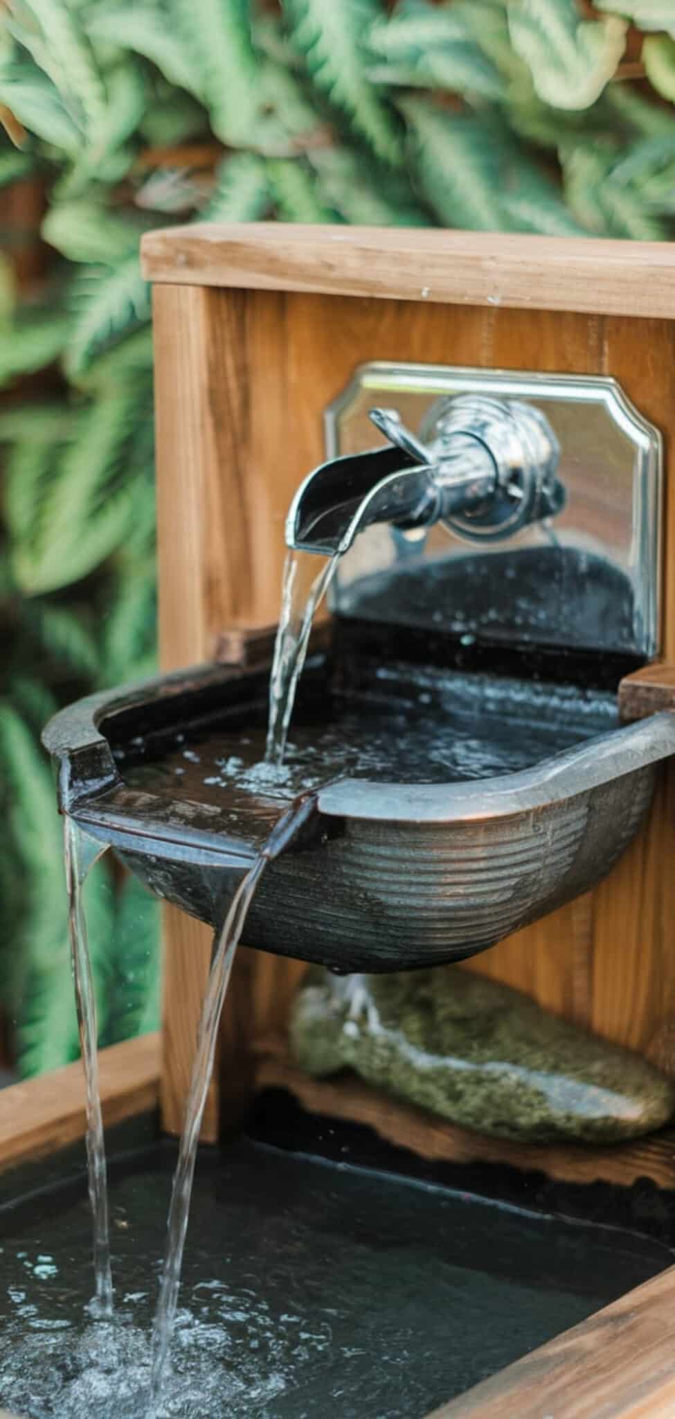 13 Beautiful DIY Waterfall Fountain Ideas - The Mega Mom