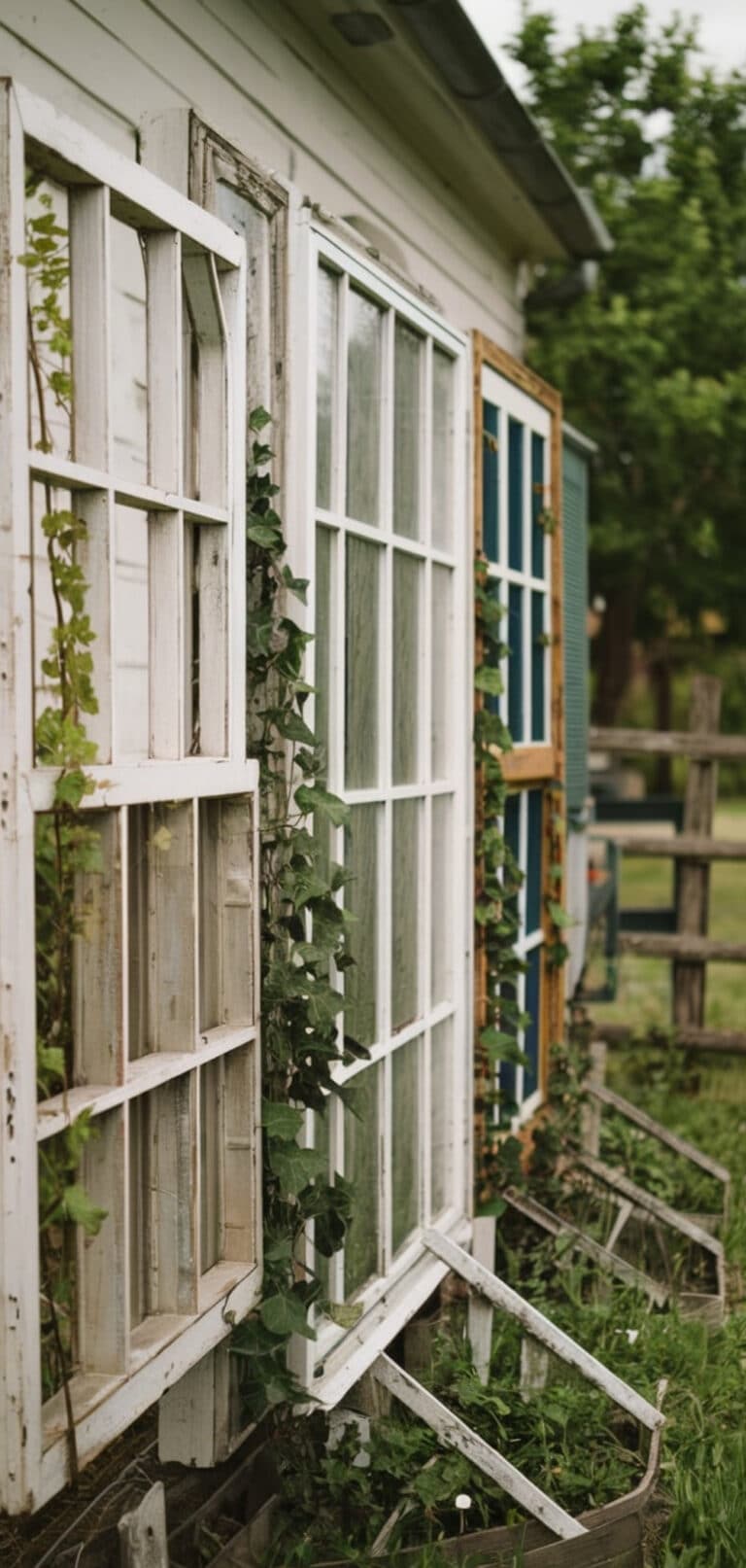 13 Beautiful Farmhouse Old Windows Projects - The Mega Mom