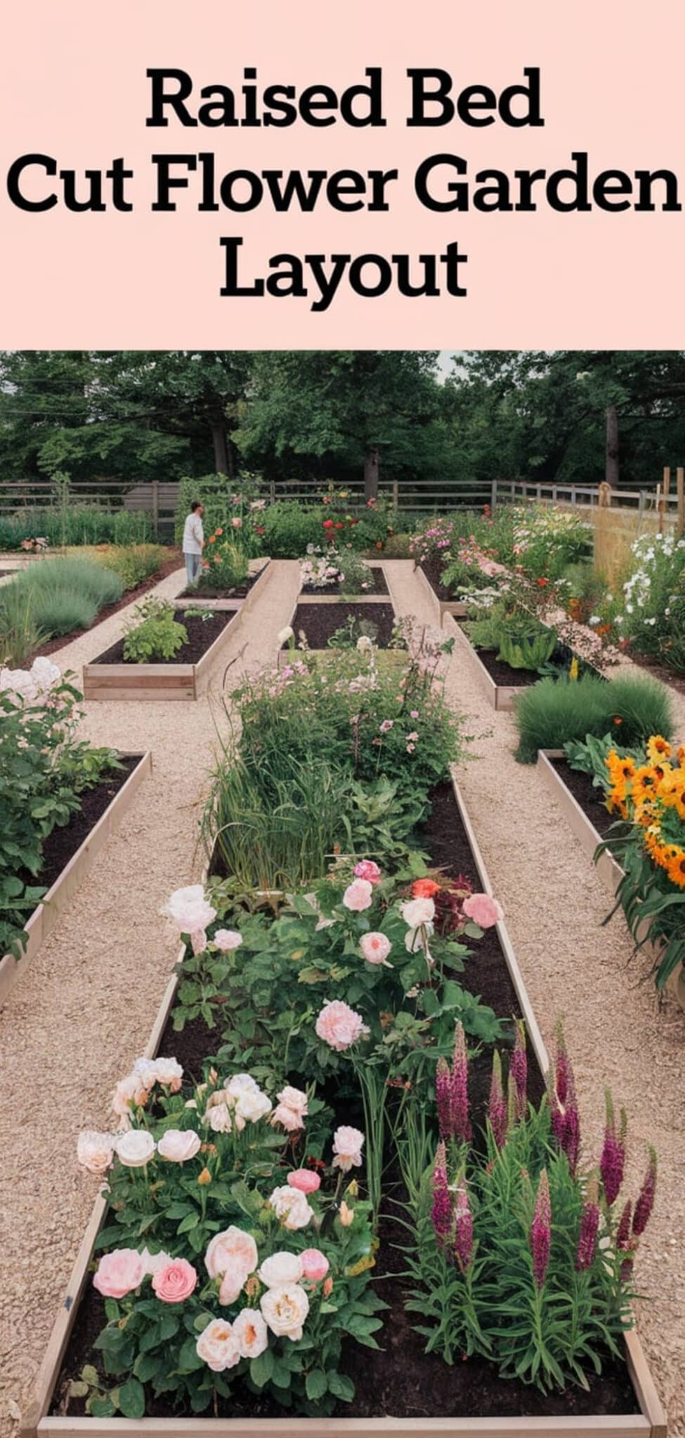 15 Expert Raised Bed Cut Flower Garden Layout Ideas - The Mega Mom