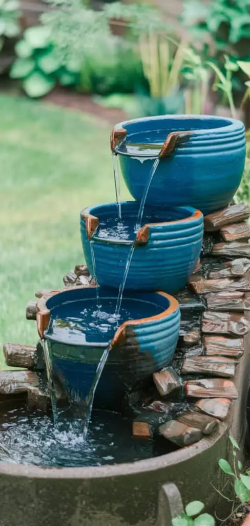 13 Beautiful DIY Waterfall Fountain Ideas - The Mega Mom