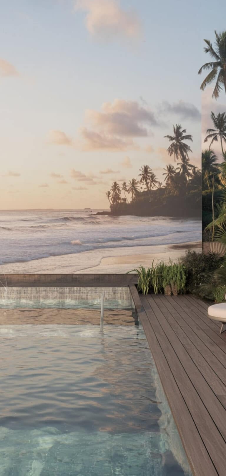 16 Stunning Coastal Large Pool Deck Decorating Ideas - The Mega Mom