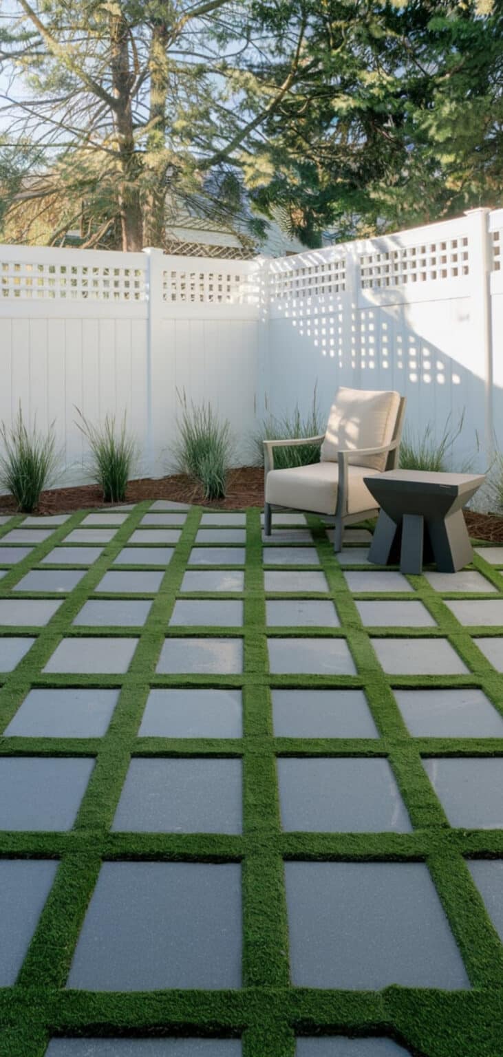 16 Clean and Simple Backyard Patio Design Layouts - The Mega Mom
