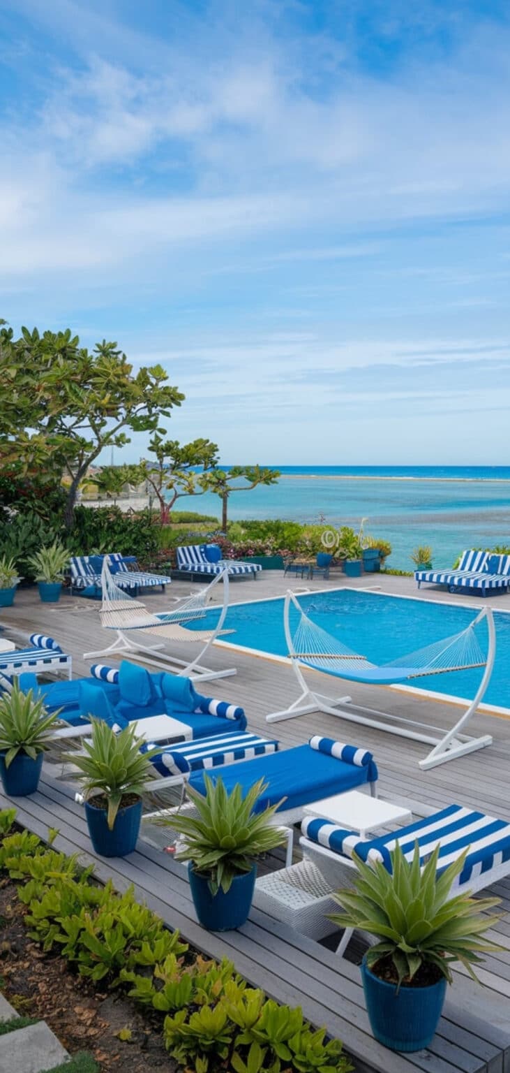 16 Stunning Coastal Large Pool Deck Decorating Ideas - The Mega Mom