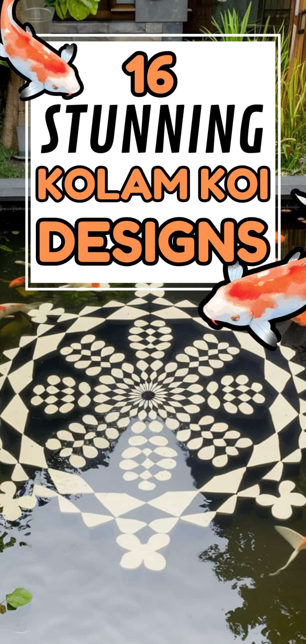 16 Stunning Kolam Koi Designs - The Mega Mom