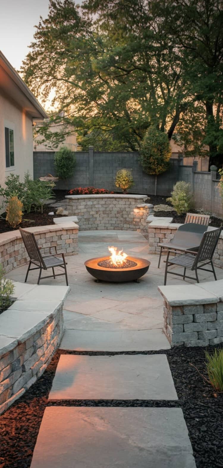 16 Clean and Simple Backyard Patio Design Layouts - The Mega Mom