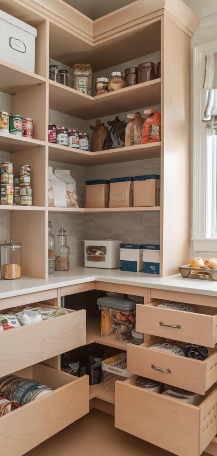 15 Brilliant Cabinet Kitchen Pantry Design Ideas - The Mega Mom