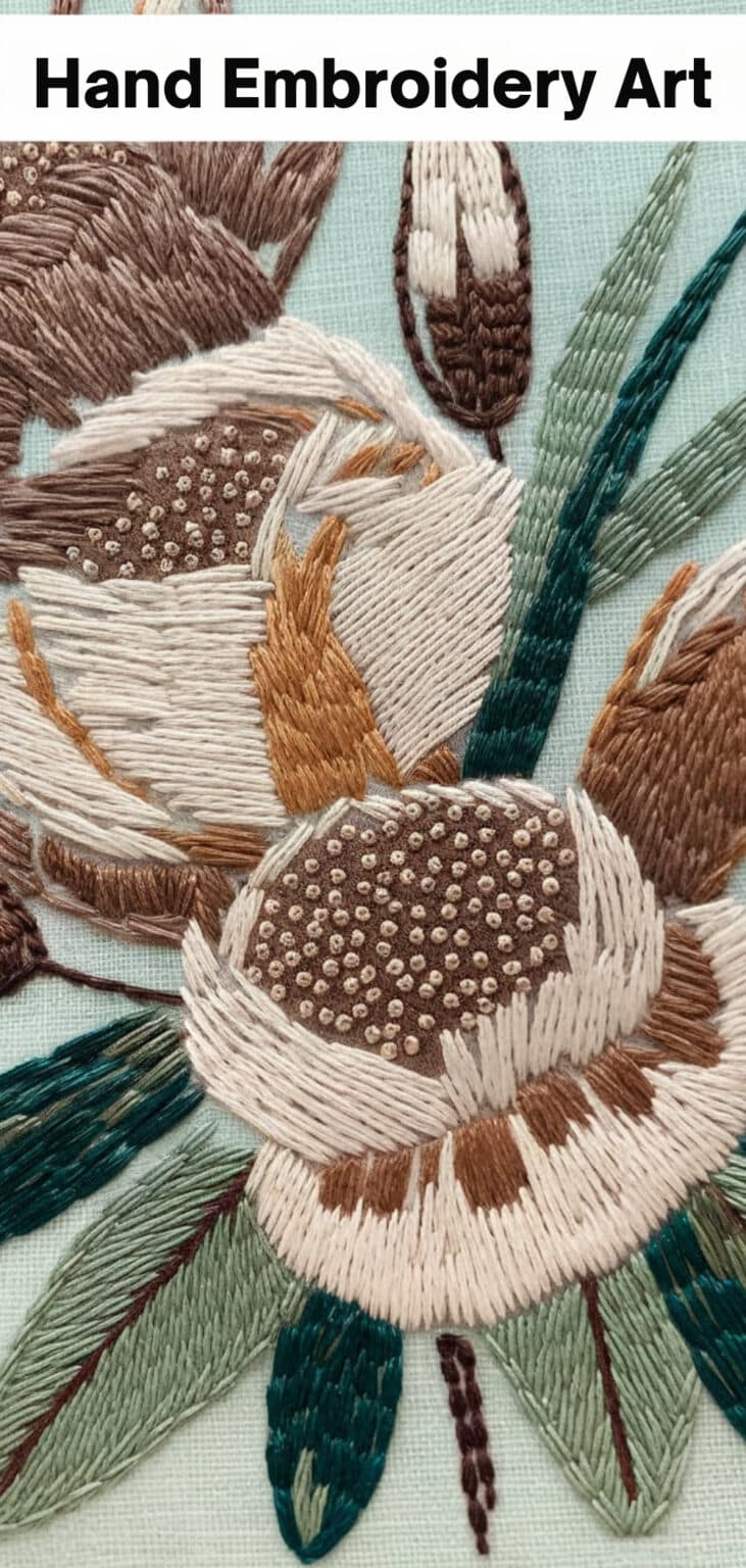 15 Creative Hand Embroidery Art Ideas - The Mega Mom