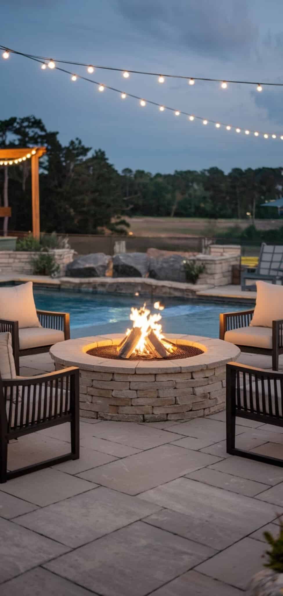 16 Stunning Coastal Large Pool Deck Decorating Ideas - The Mega Mom