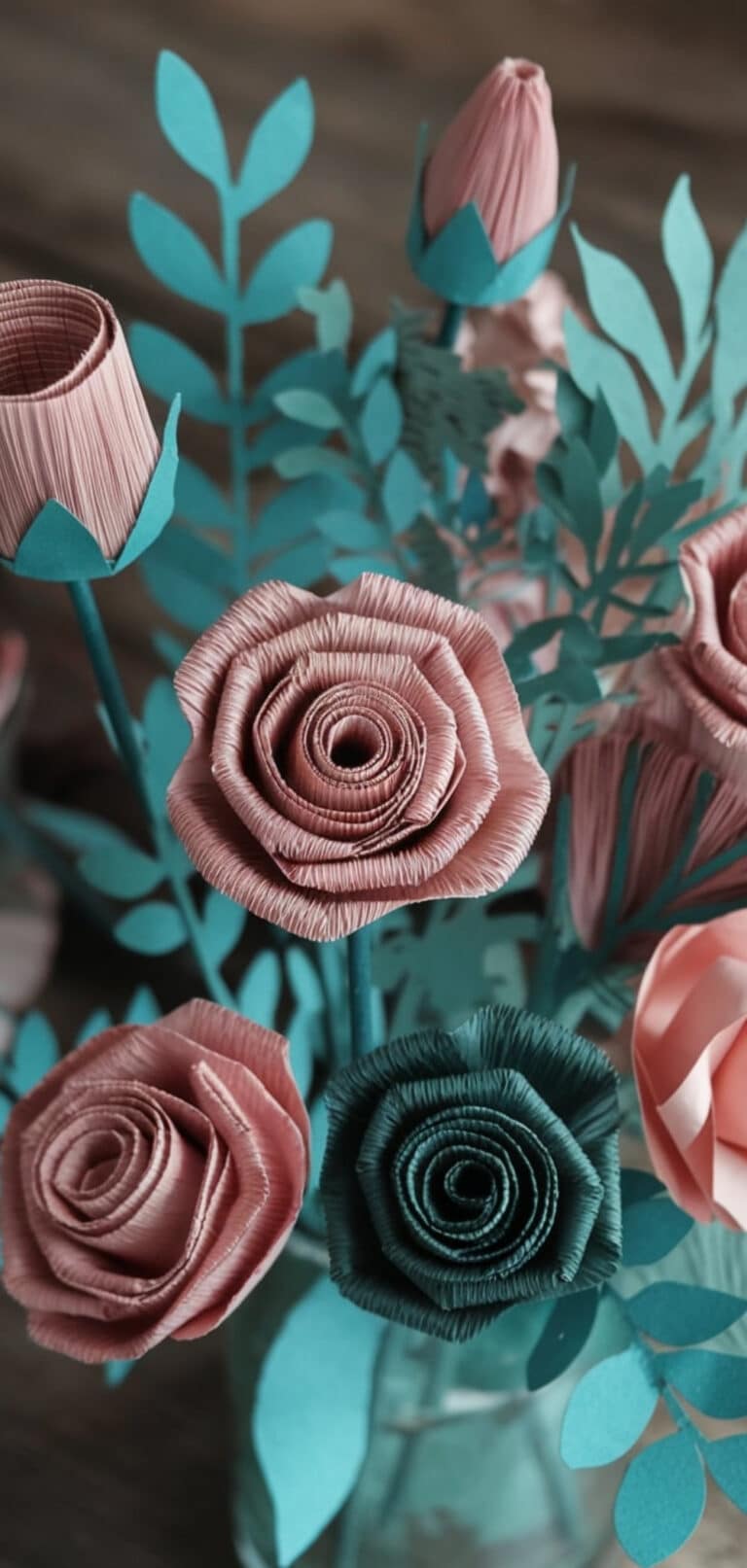 13 Beautiful Handmade Flower Paper Crafts Aesthetic Ideas - The Mega Mom