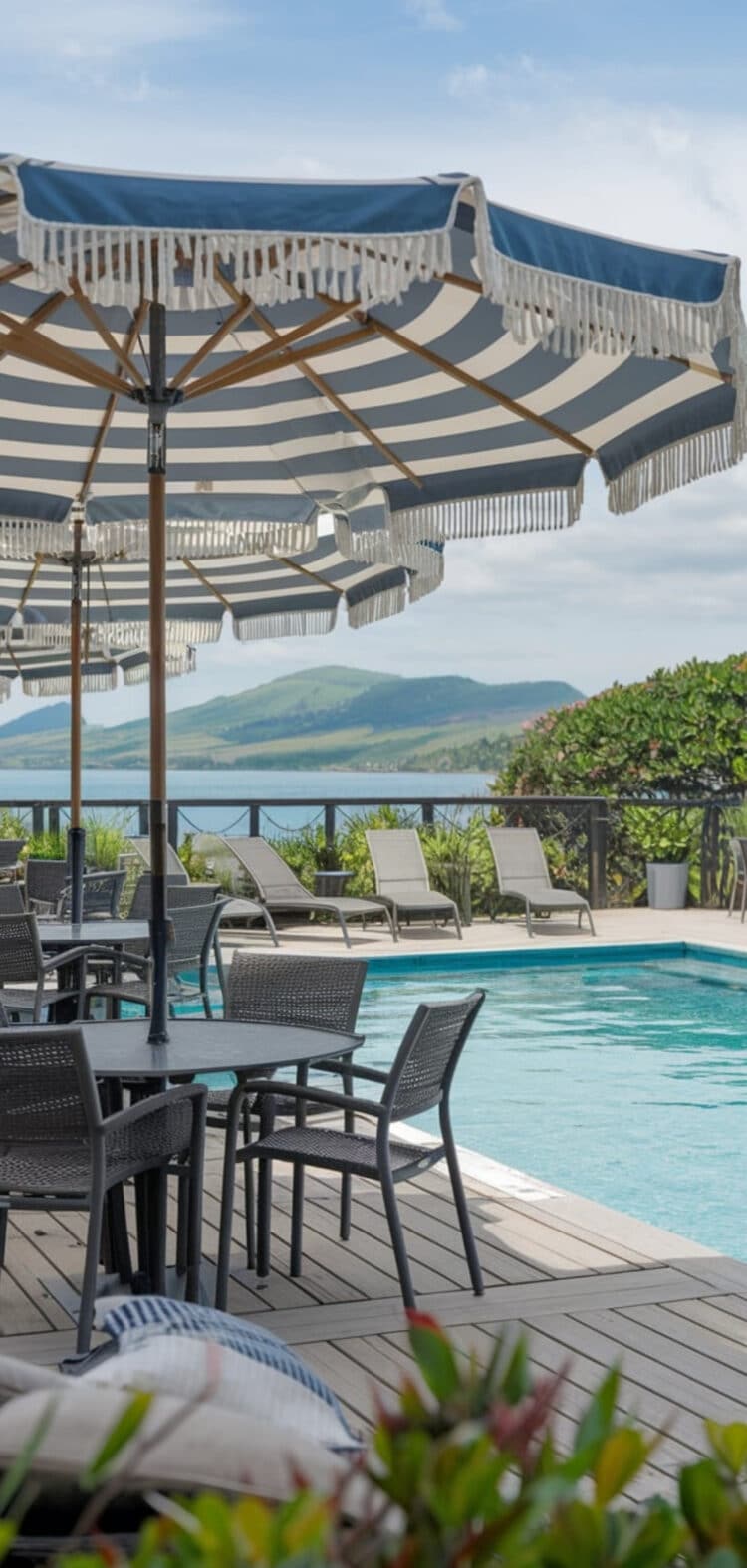 16 Stunning Coastal Large Pool Deck Decorating Ideas - The Mega Mom
