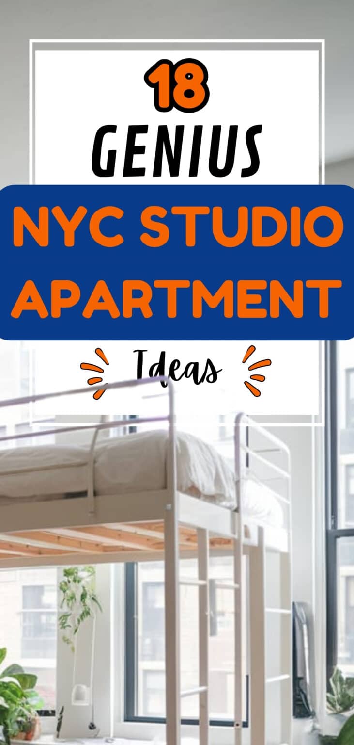 18 Genius NYC Studio Apartment Ideas - The Mega Mom