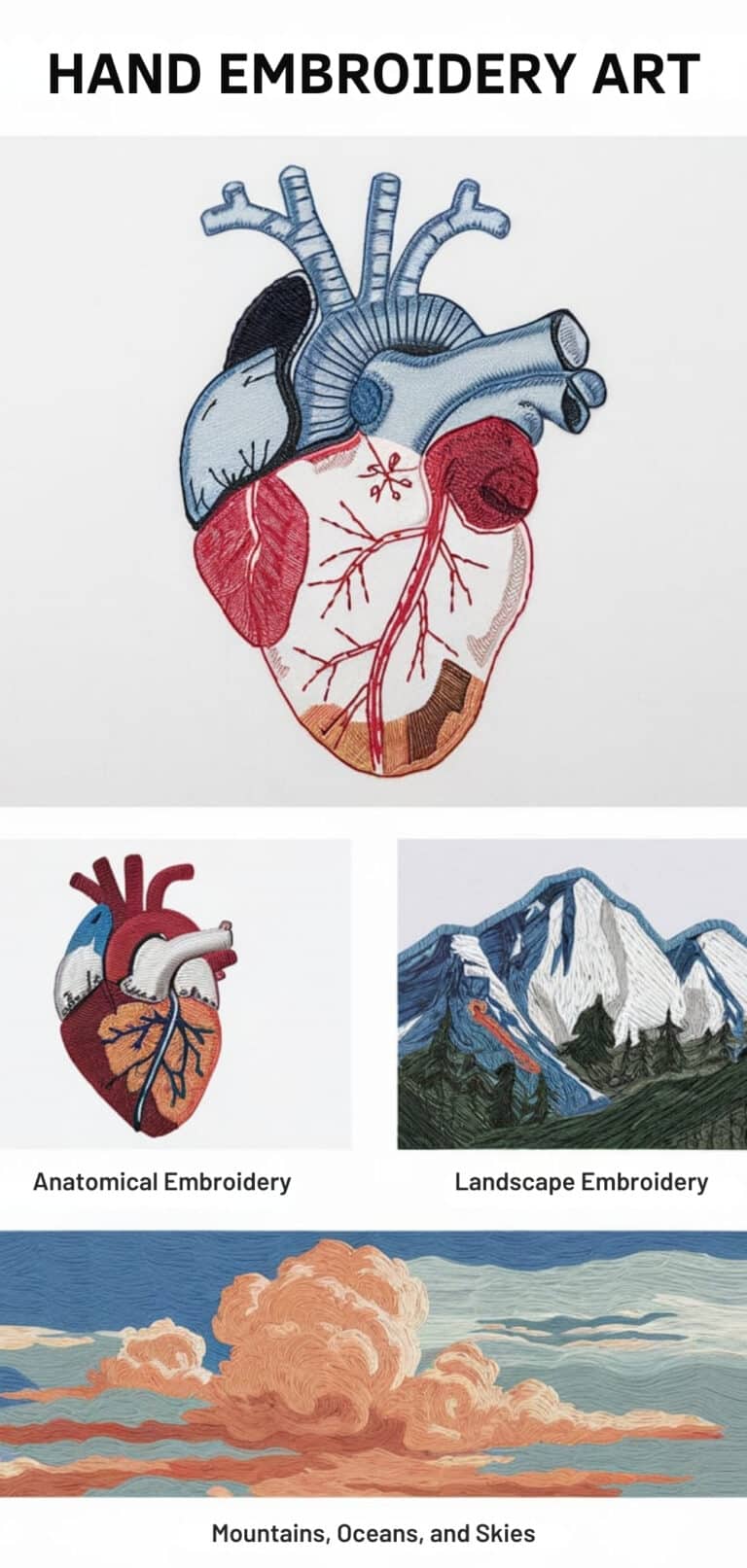 15 Creative Hand Embroidery Art Ideas - The Mega Mom