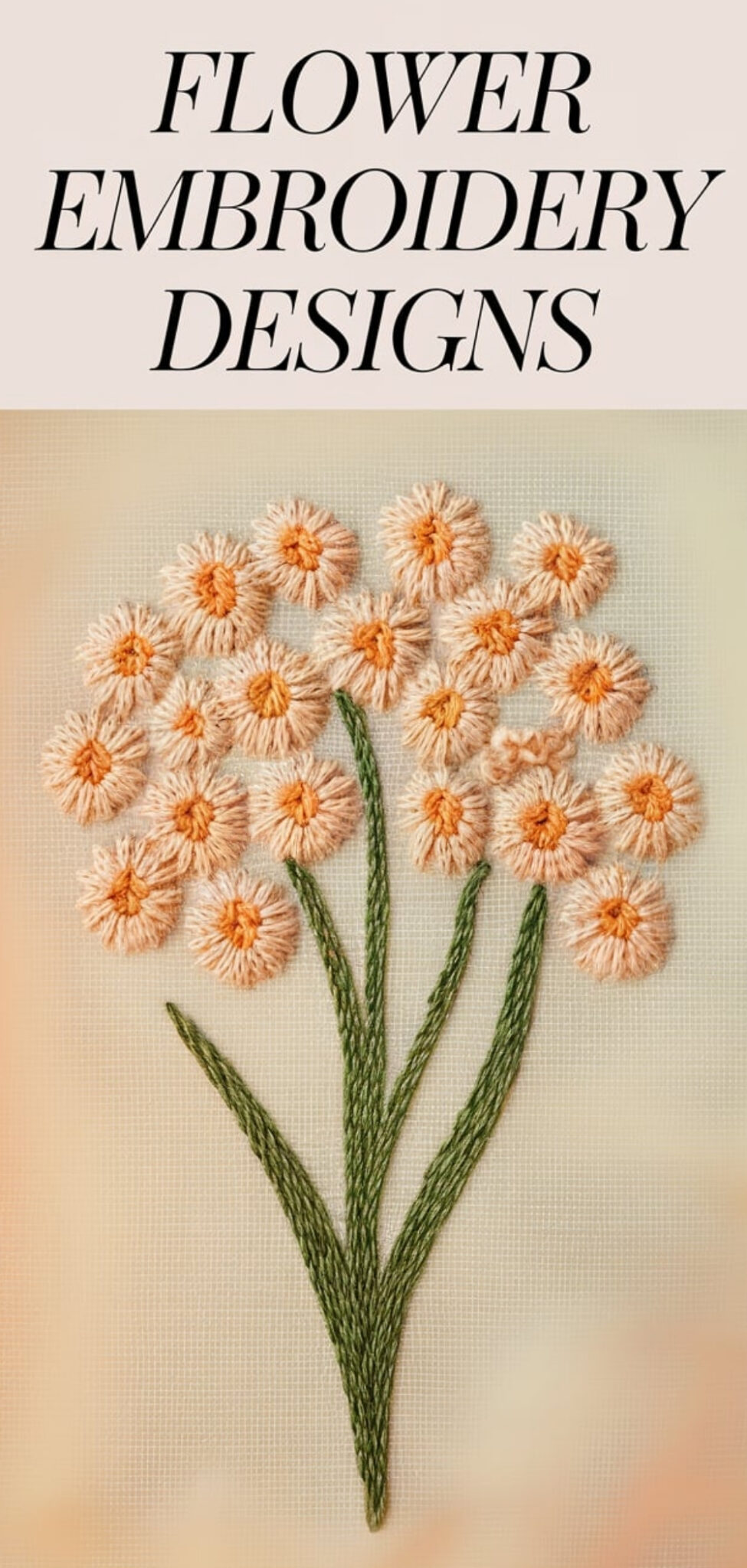 15 Beautiful Flower Embroidery Designs - The Mega Mom