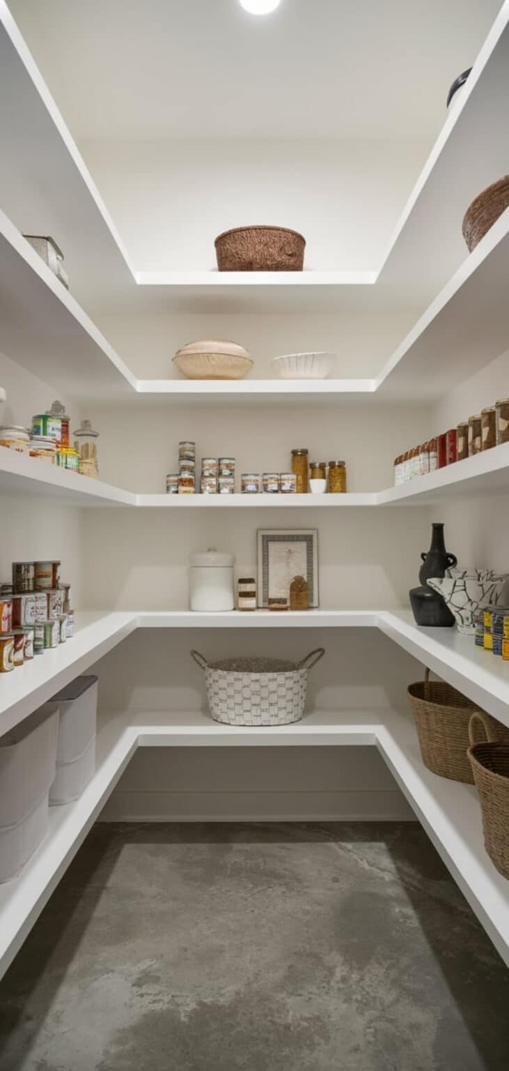 16 Smart Walk In Pantry Shelving Ideas - The Mega Mom
