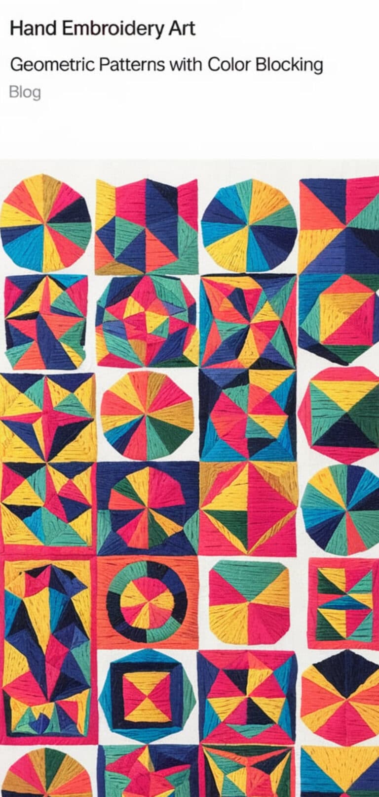 15 Creative Hand Embroidery Art Ideas - The Mega Mom