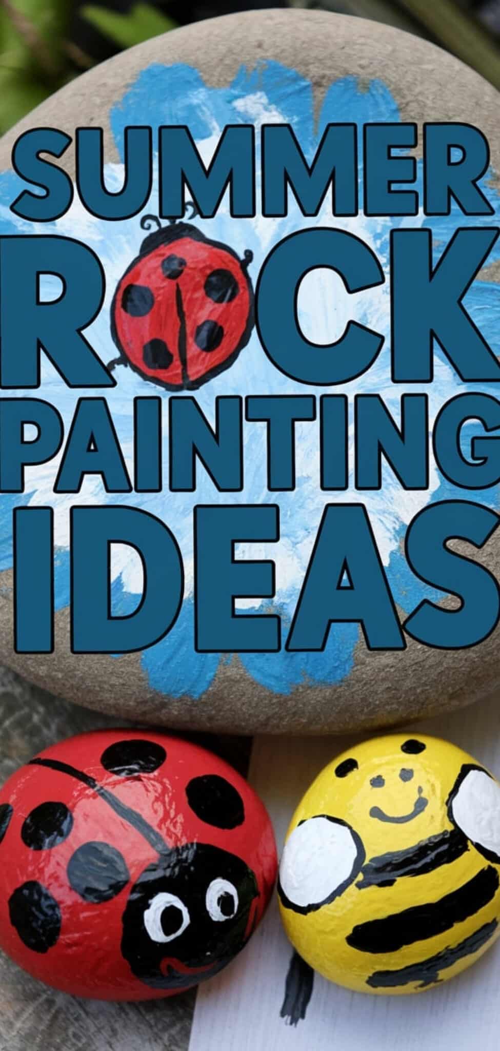 17 Creative Summer Rock Painting Ideas - The Mega Mom