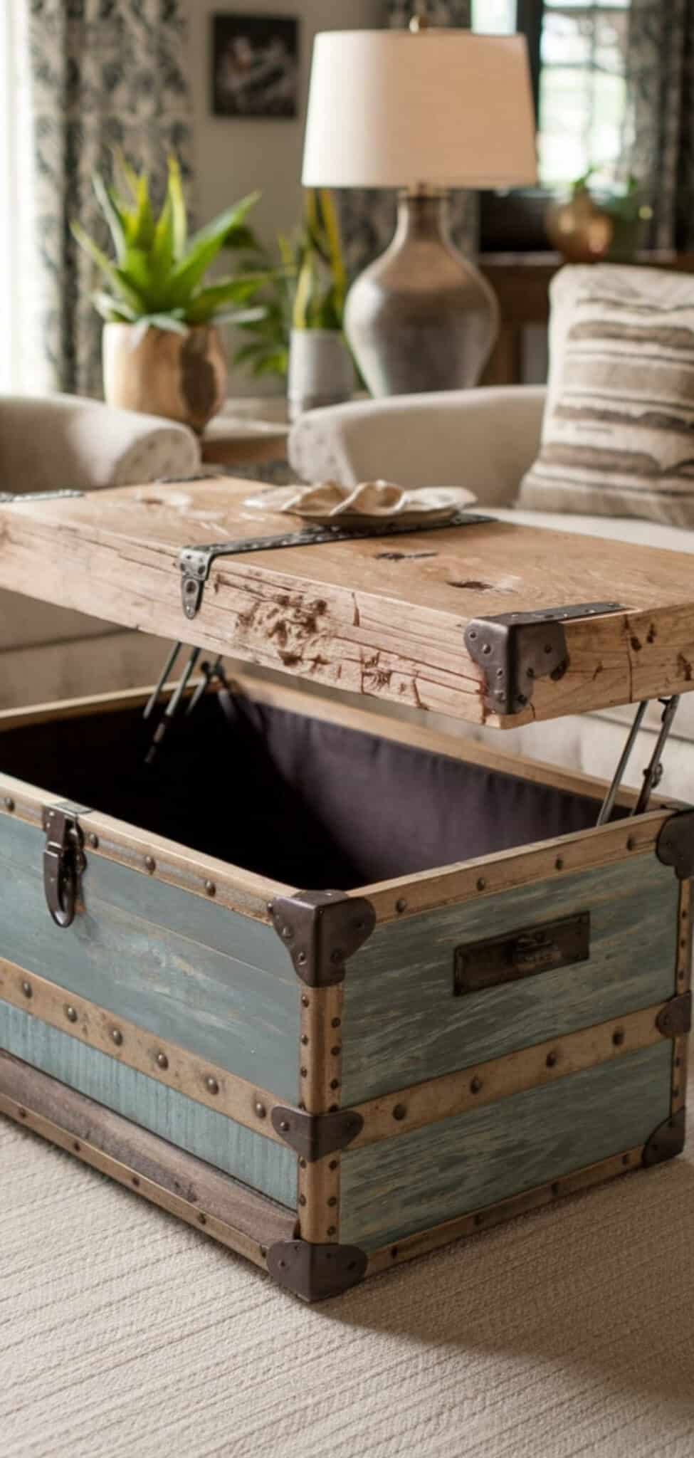 14 Best DIY Coffee Table with Storage Ideas - The Mega Mom