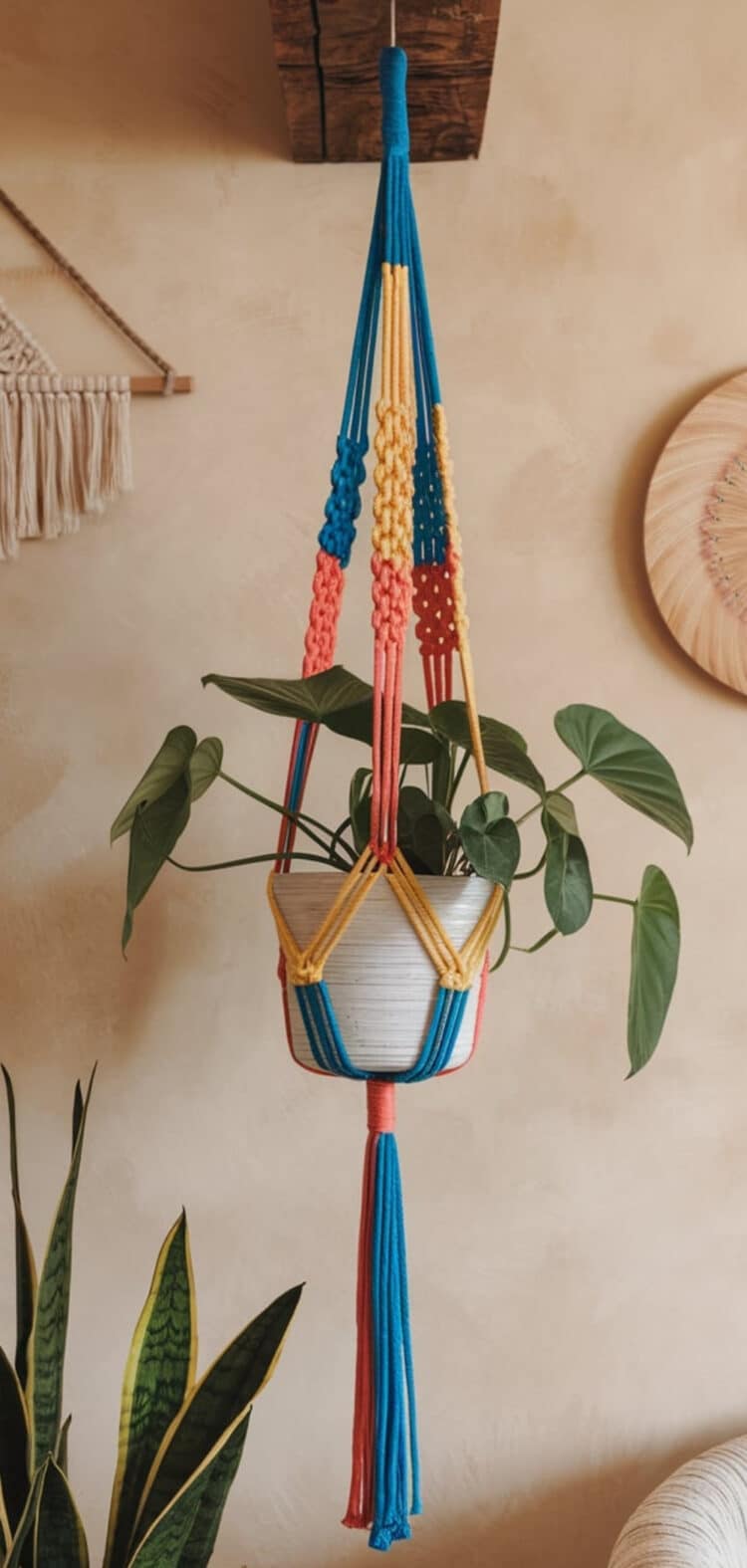 15 Easy DIY Macrame Plant Hanger Patterns - The Mega Mom