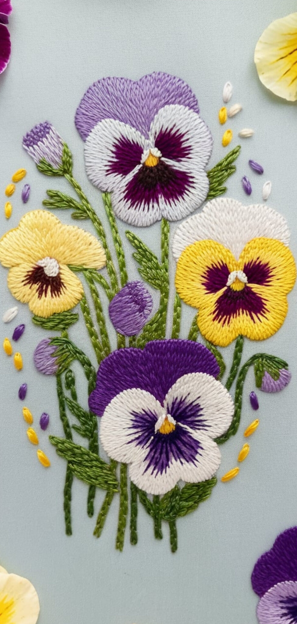 15 Beautiful Flower Embroidery Designs - The Mega Mom