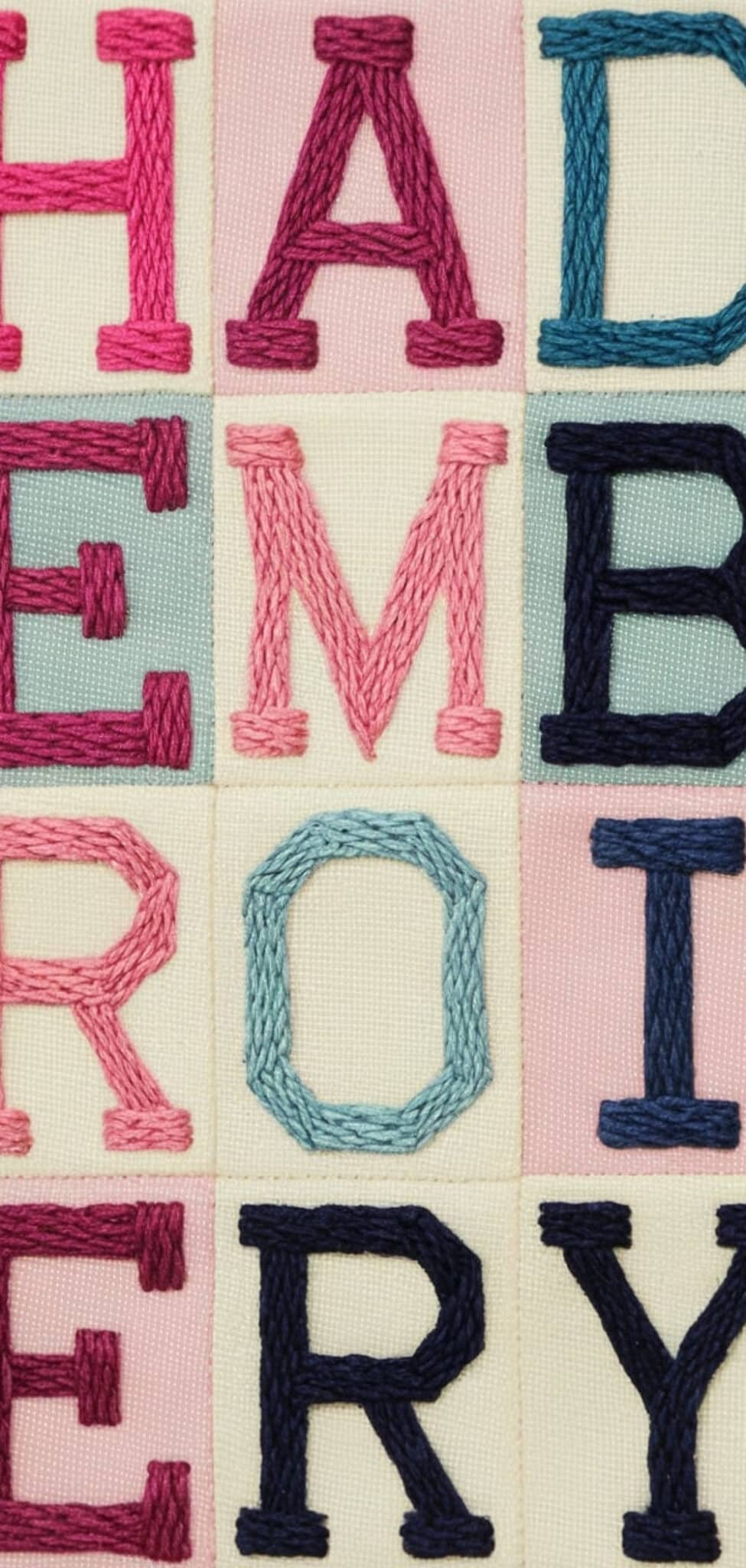 17 Beautiful Hand Embroidery Letters Ideas - The Mega Mom
