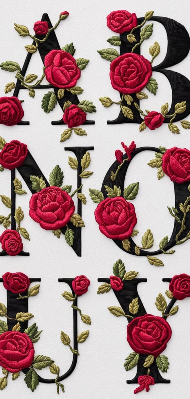 17 Beautiful Hand Embroidery Letters Ideas - The Mega Mom