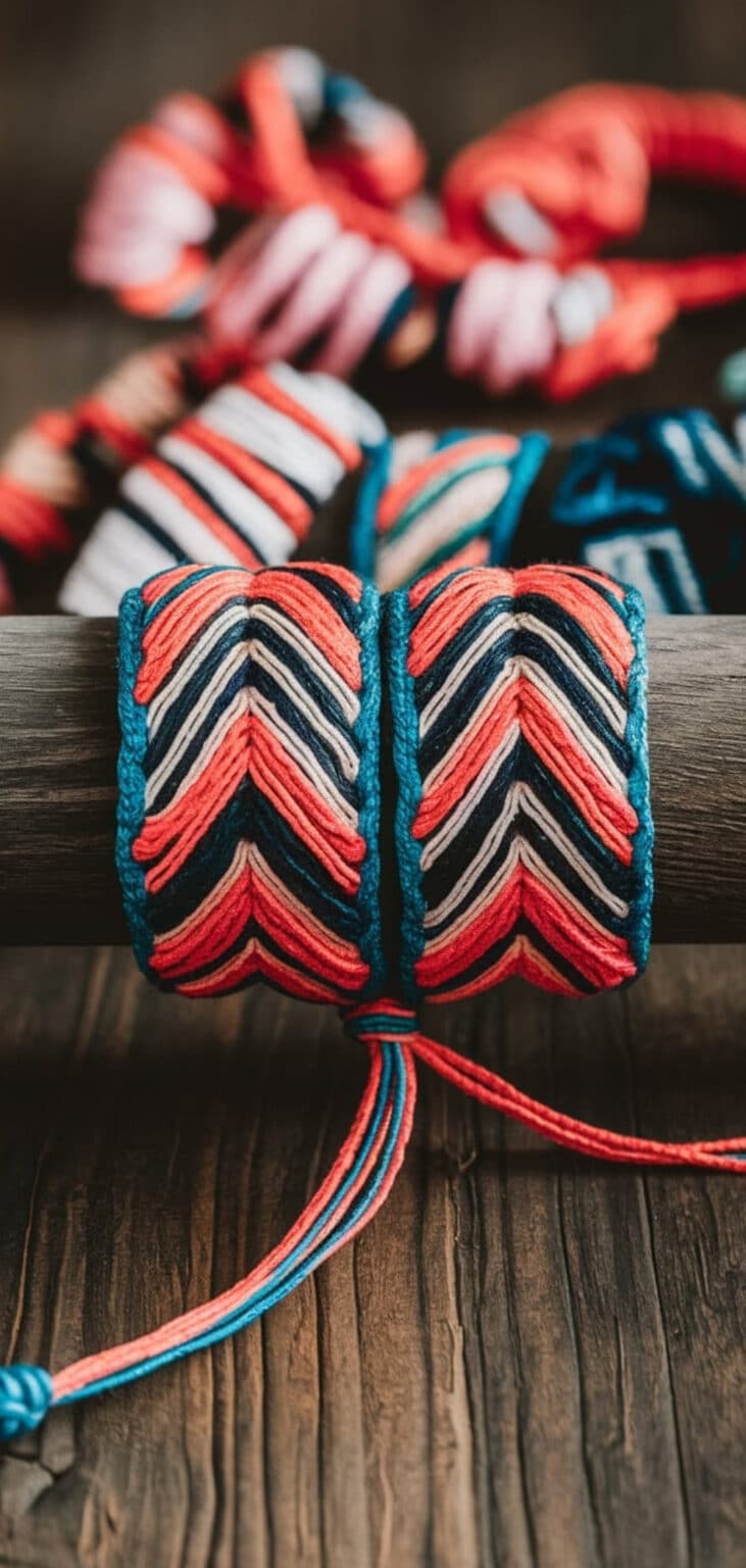 17 Colorful String Friendship Bracelets Patterns - The Mega Mom