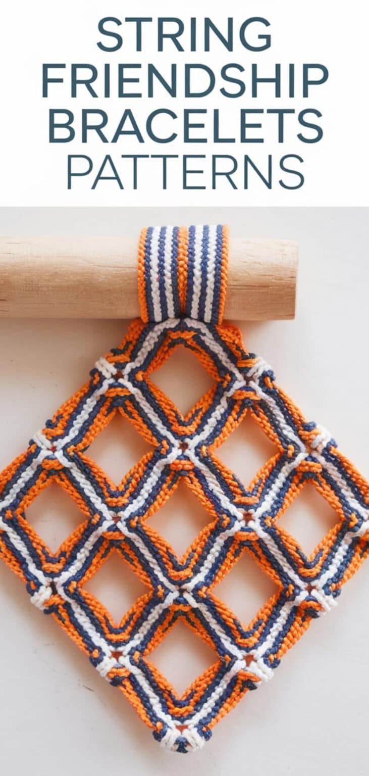 17 Colorful String Friendship Bracelets Patterns - The Mega Mom