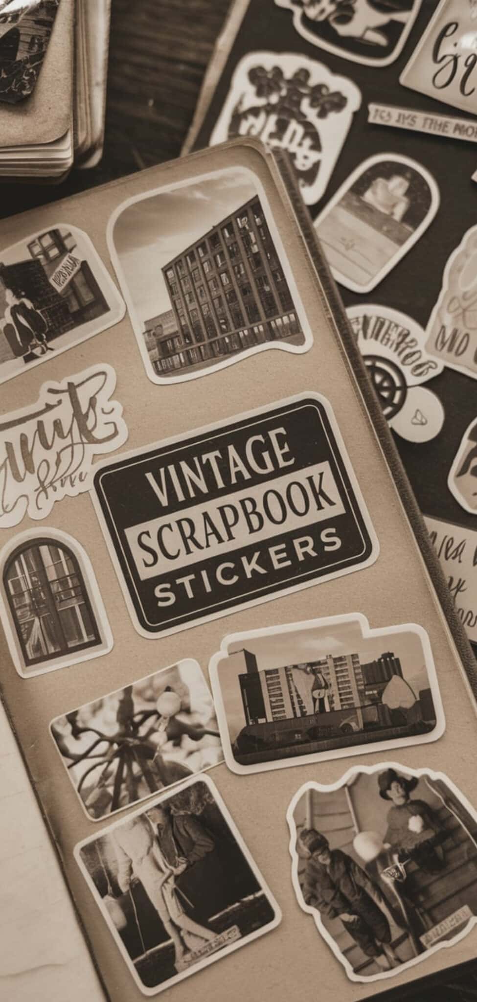 16 Inspiring Vintage Scrapbook Stickers Ideas - The Mega Mom