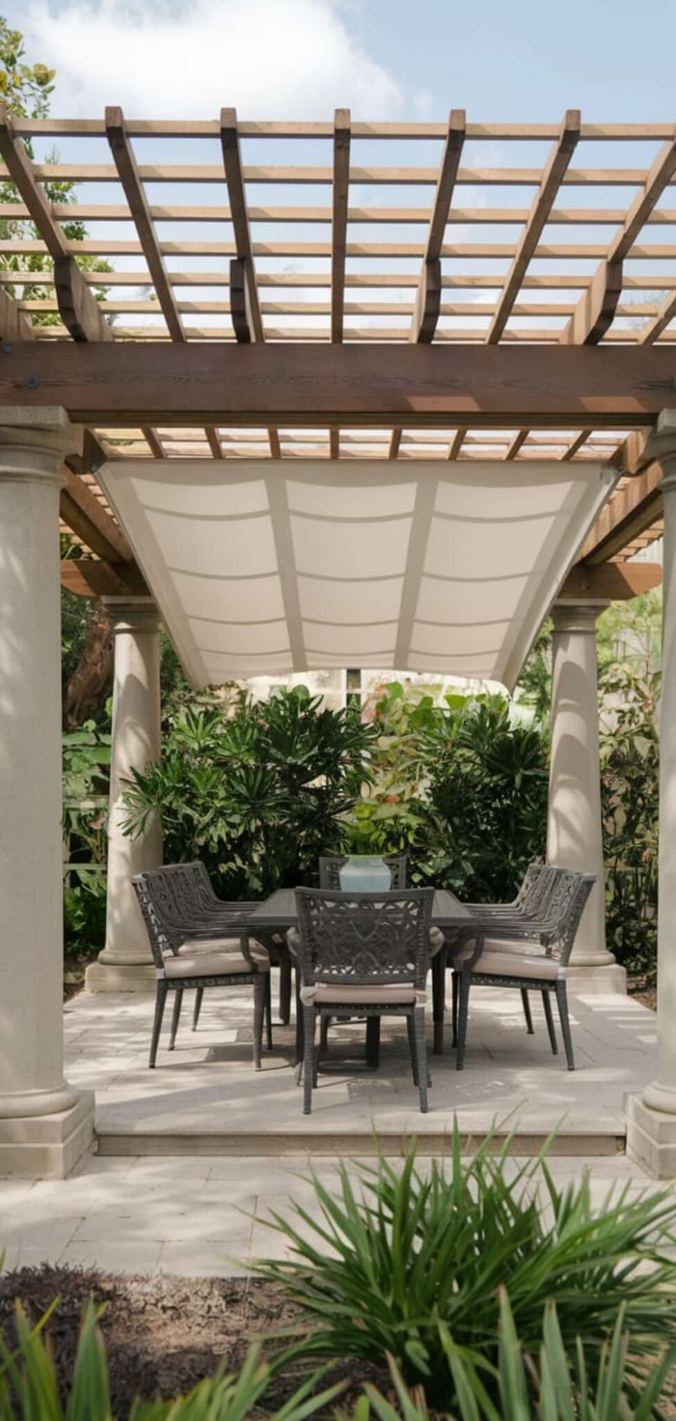 15 Stunning Trellis Pergola Patio Ideas - The Mega Mom