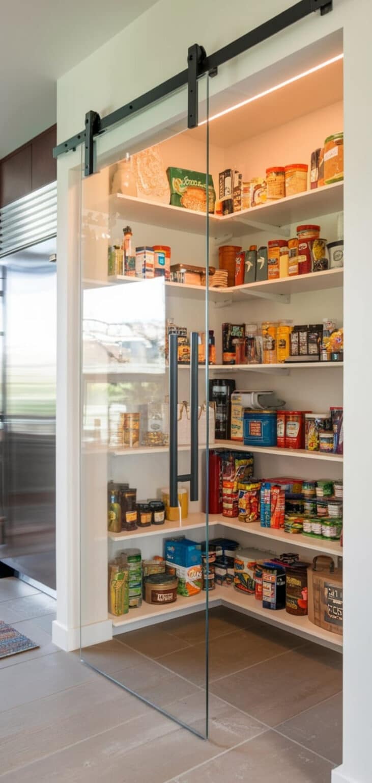 16 Charming Sliding Pantry Door Ideas - The Mega Mom