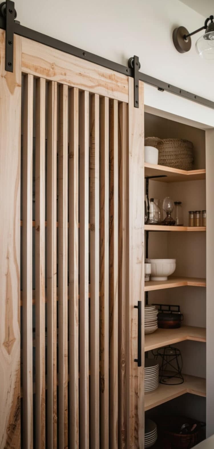 16 Charming Sliding Pantry Door Ideas - The Mega Mom