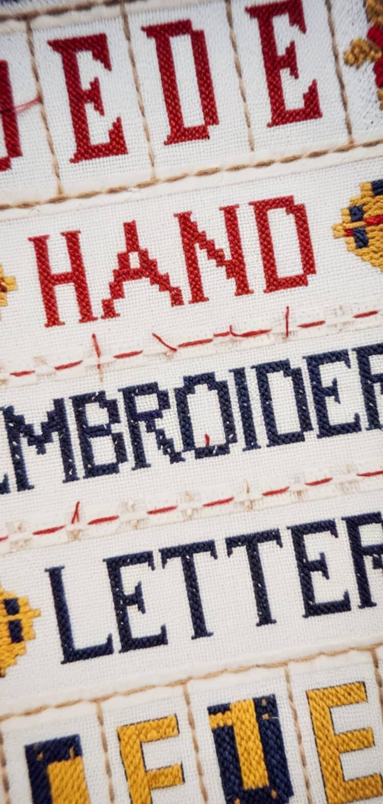 17 Beautiful Hand Embroidery Letters Ideas - The Mega Mom