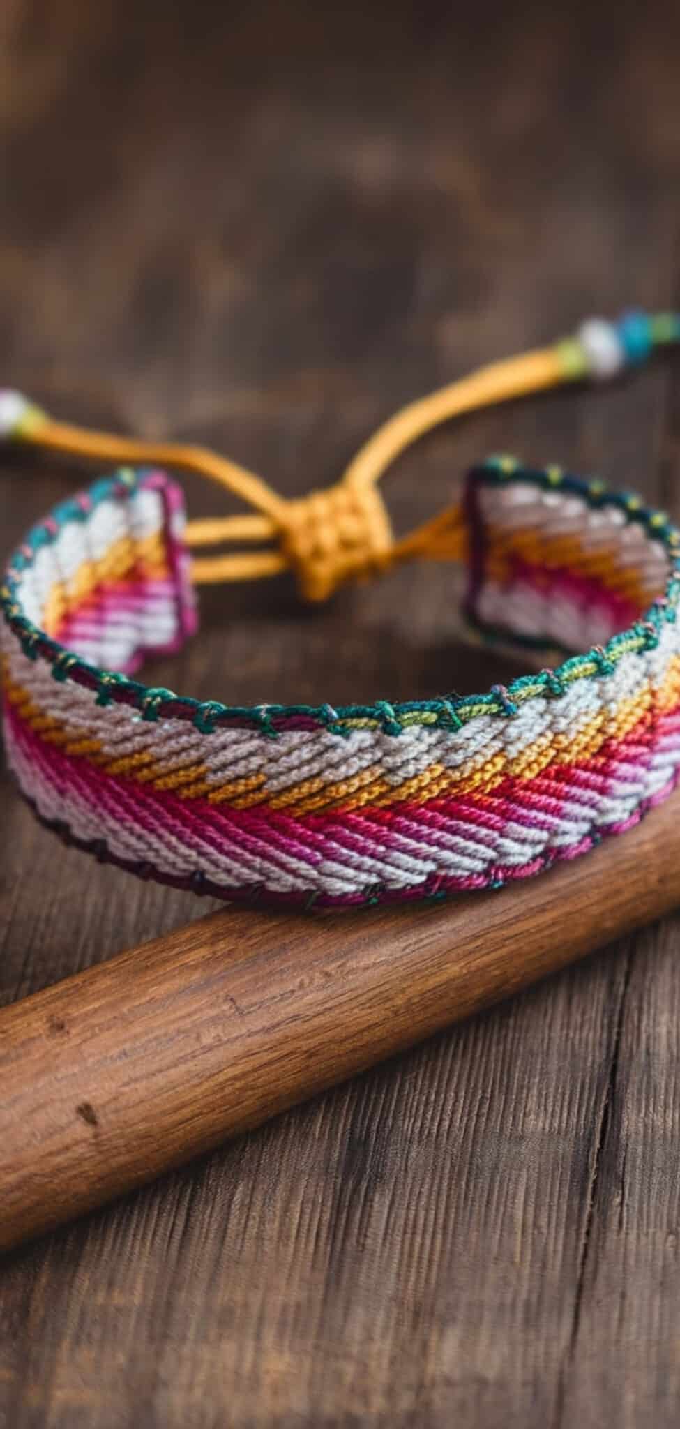 17 Colorful String Friendship Bracelets Patterns - The Mega Mom