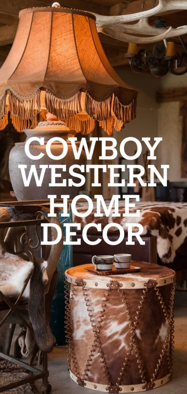 16 Bold & Cozy Cowboy Western Home Decor Ideas - The Mega Mom