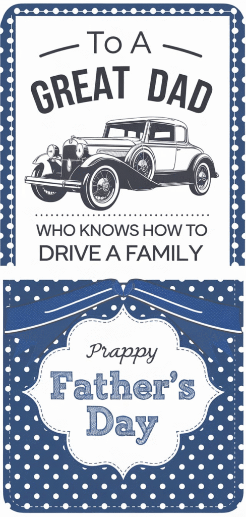 15 Happy Fathers Day Cards Ideas - The Mega Mom