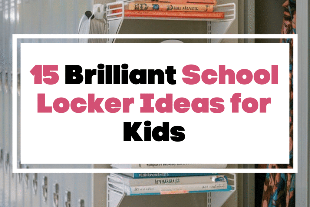 15 Brilliant School Locker Ideas for Kids - The Mega Mom
