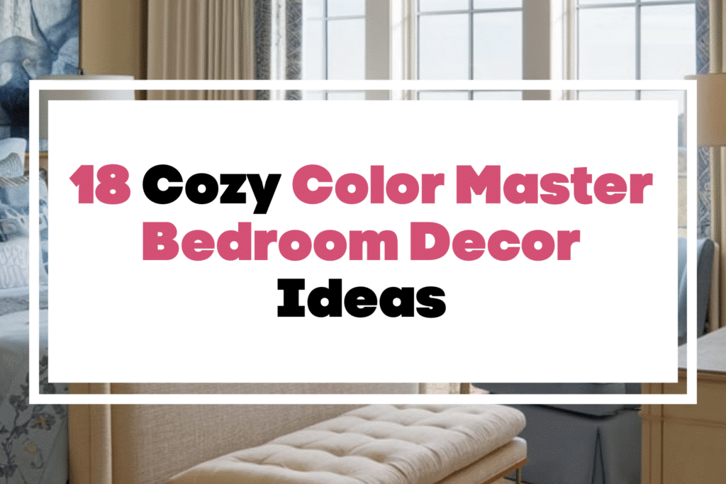 18 Cozy Color Master Bedroom Decor Ideas - The Mega Mom