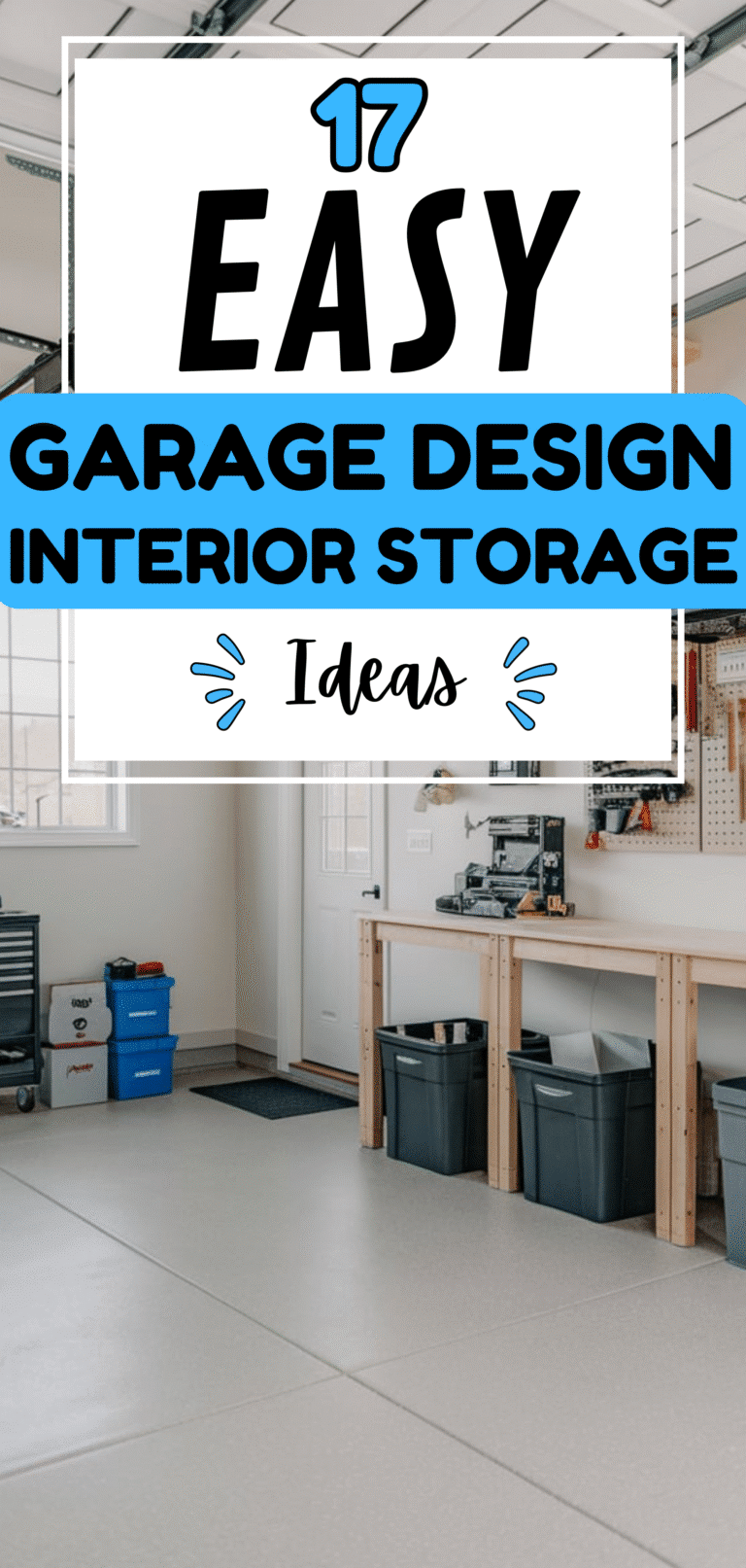 17 Easy Garage Design Interior Storage Ideas - The Mega Mom