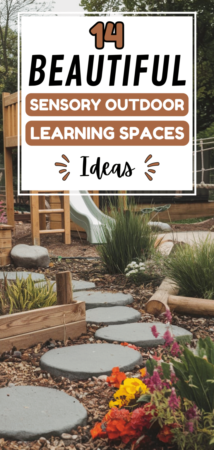 14 Beautiful Sensory Outdoor Learning Spaces Ideas - The Mega Mom