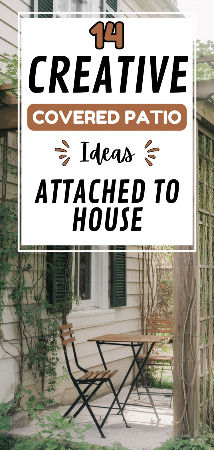 14 Creative Covered Patio Ideas Attached to House - The Mega Mom
