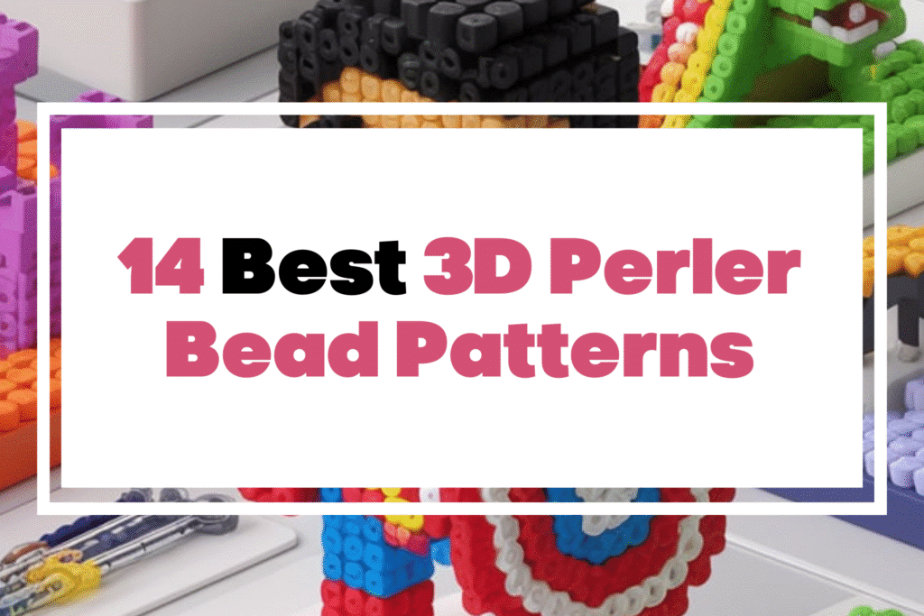 14 Best 3D Perler Bead Patterns - The Mega Mom