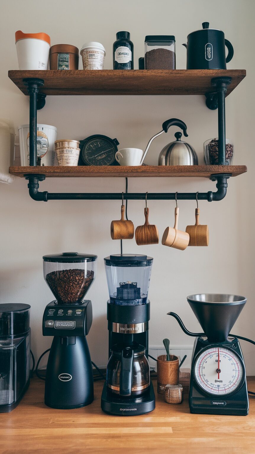 14 Creative Countertop Coffee Station Ideas - The Mega Mom