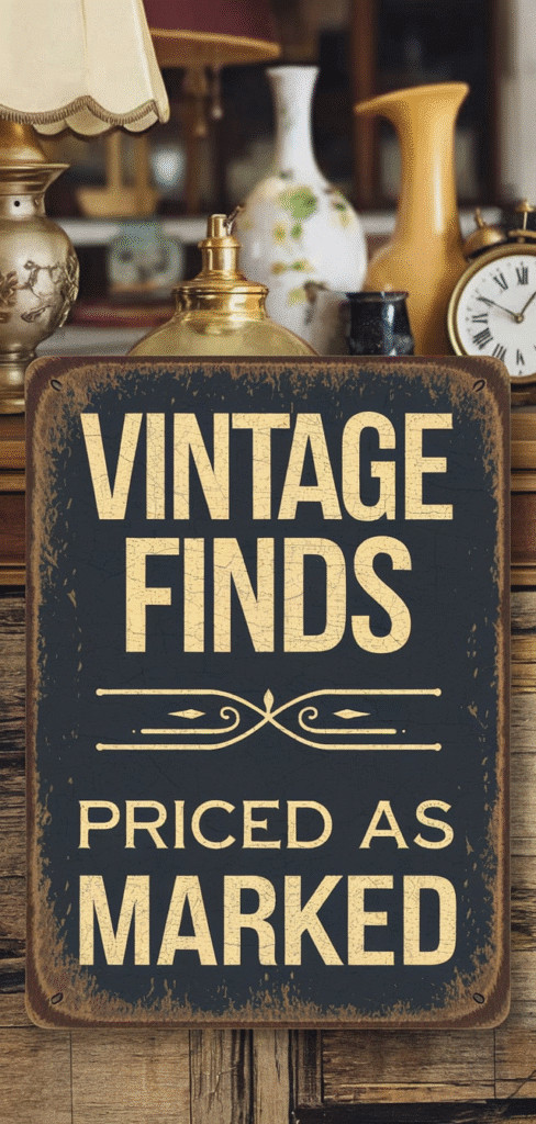 16 Easy DIY Garage Sale Pricing Sign Ideas - The Mega Mom