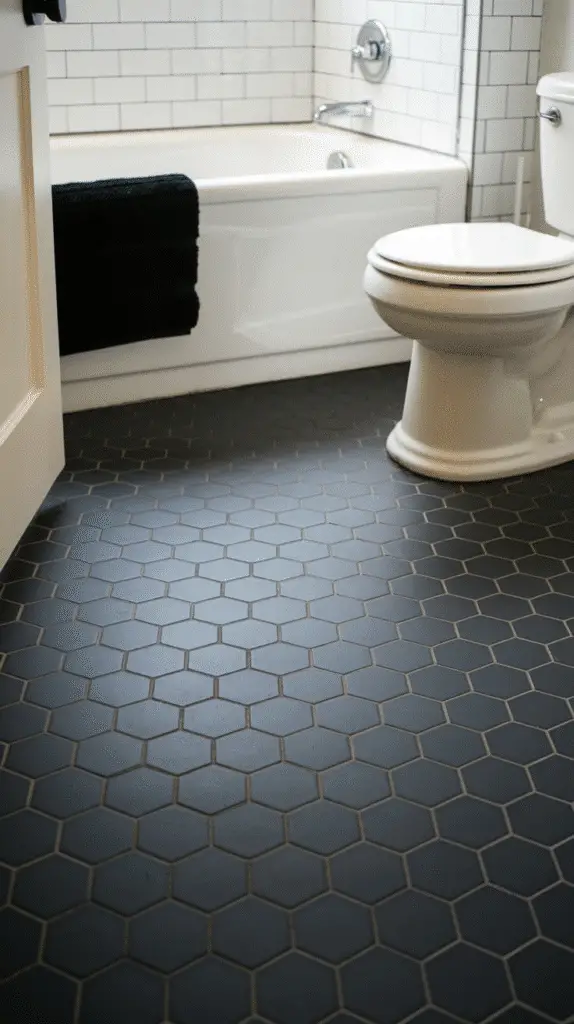 17 Modern Bathroom Floor Tile Ideas - The Mega Mom